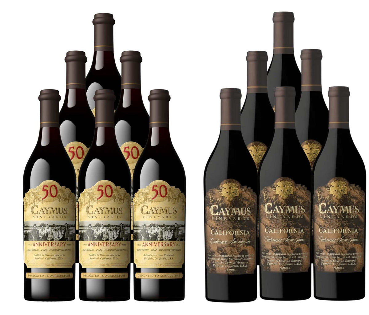 Caymus 50th Anniversary & California Cabernet Sauvignon 2022 Combo 750 – WineOnlineDelivery