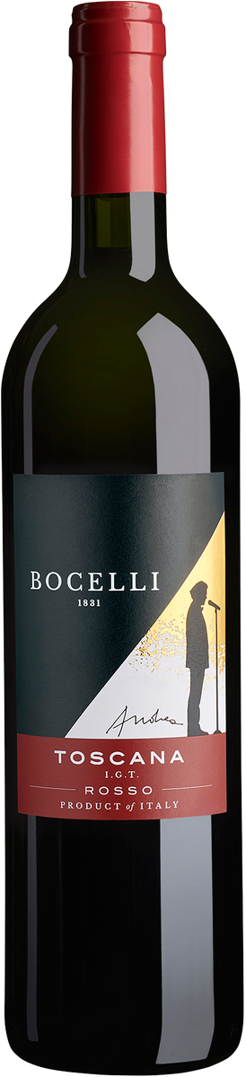 Toscana Rosso ANDREA BOCELLI IGT - Authentic Italian Red Wine 750ML ...