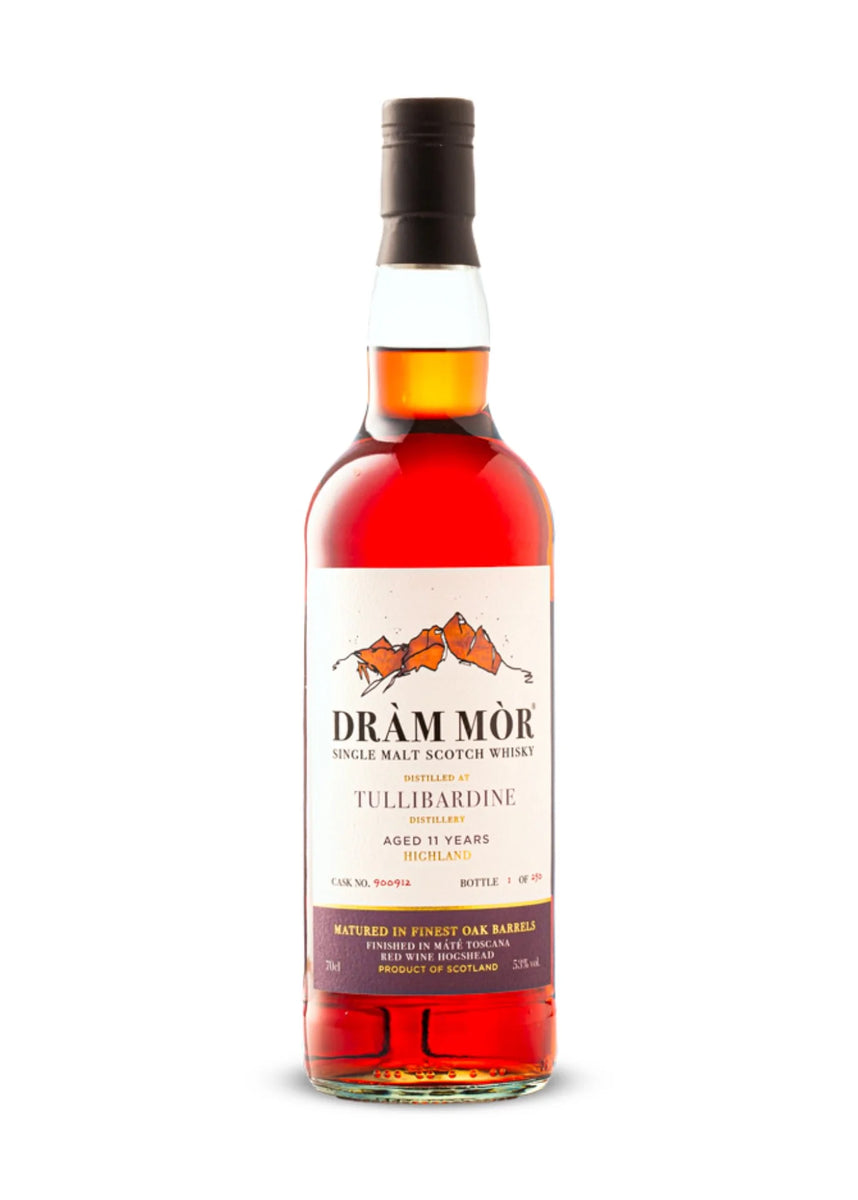 Dram Mor 11 Year Old Tullibardine Single Malt Scotch Whiskey Finished ...