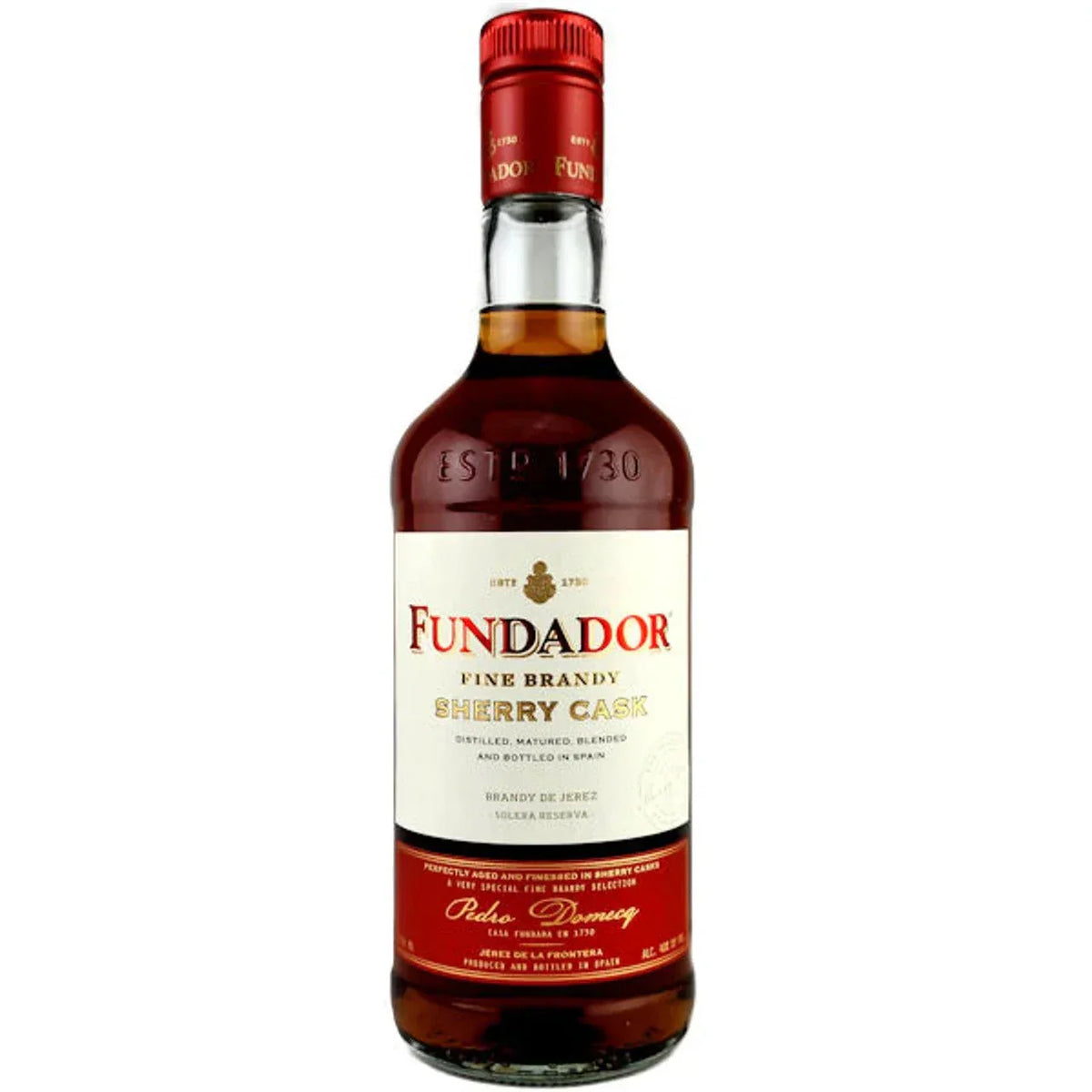 Fundador Brandy De Jerez Solera Gran Reserva Triple Madera Sherry Cask ...