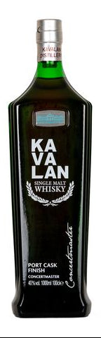 Kavalan Concertmaster Port Cask Finish Single Malt Whisky 750 ML ...