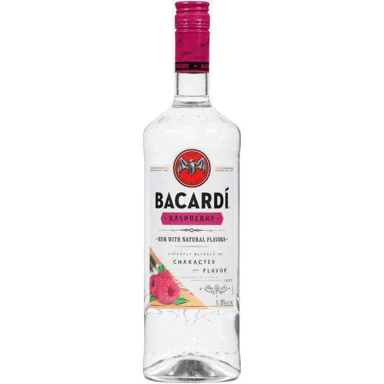 Bacardi Raspberry Flavored Rum - Vibrant and Fruity 1 L ...