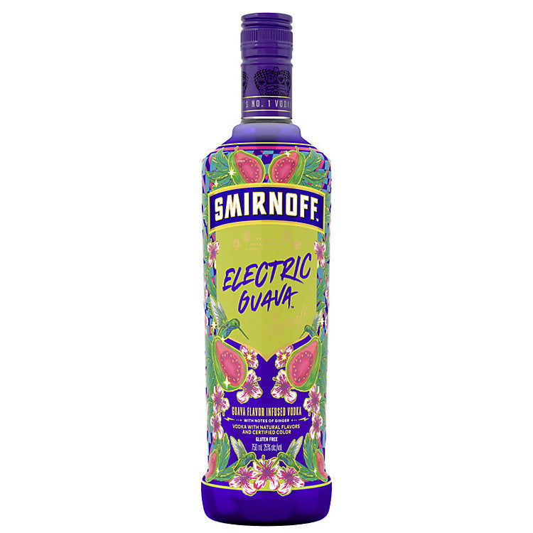 Smirnoff Electric Guava Flavored Vodka 50 750 ML – WineOnlineDelivery